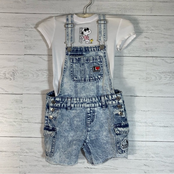 Justice | Other | Justice Snoopy Denim Shortall Set7 Girlsmedium ...